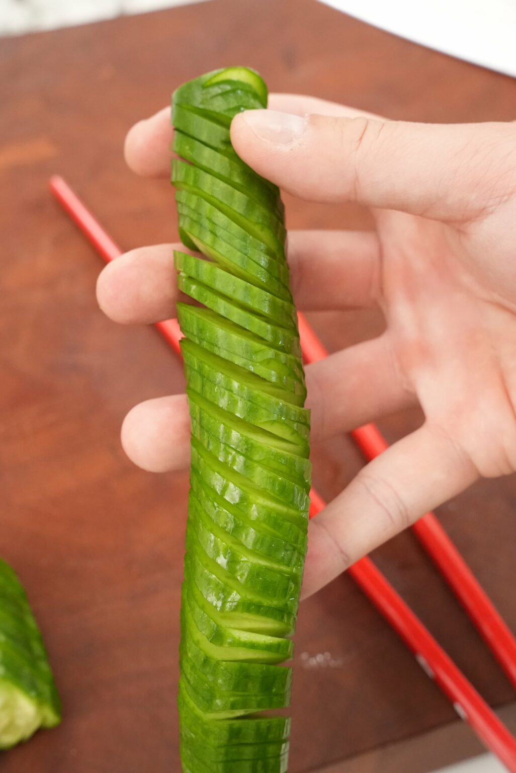Chili Garlic Cucumber Salad - CJ Eats Recipes