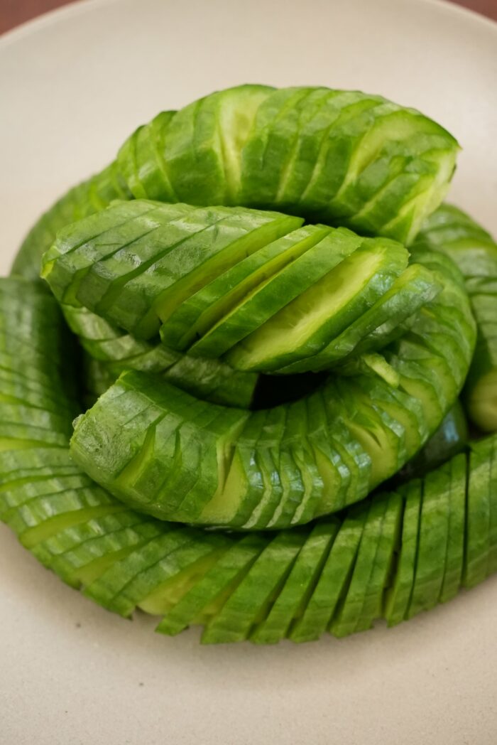 Chili Garlic Cucumber Salad - CJ Eats Recipes