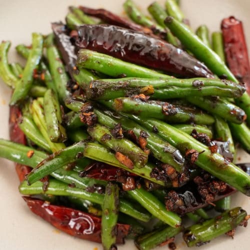 Spicy Sichuan Green Beans - CJ Eats Recipes