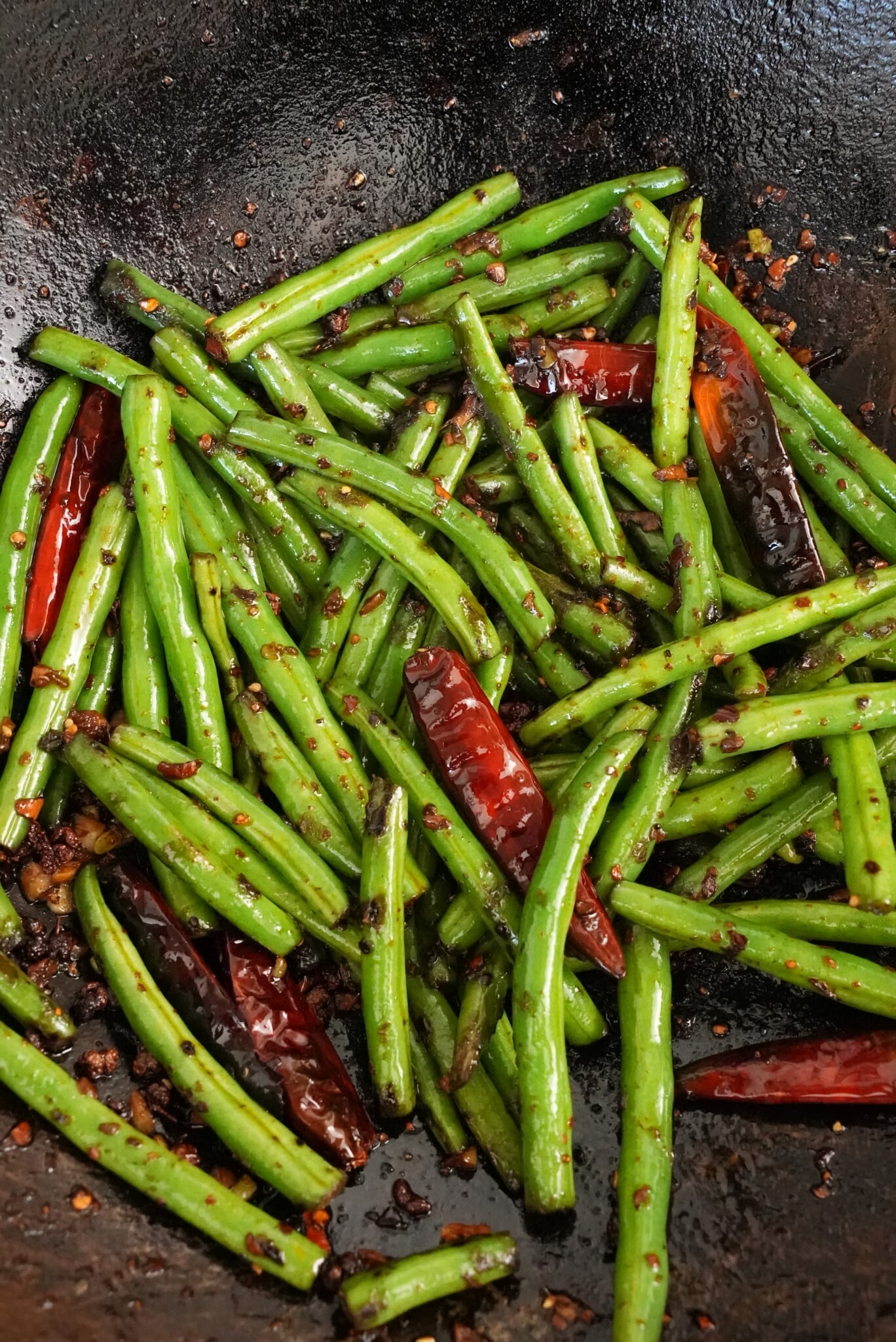 Spicy Sichuan Green Beans - CJ Eats Recipes