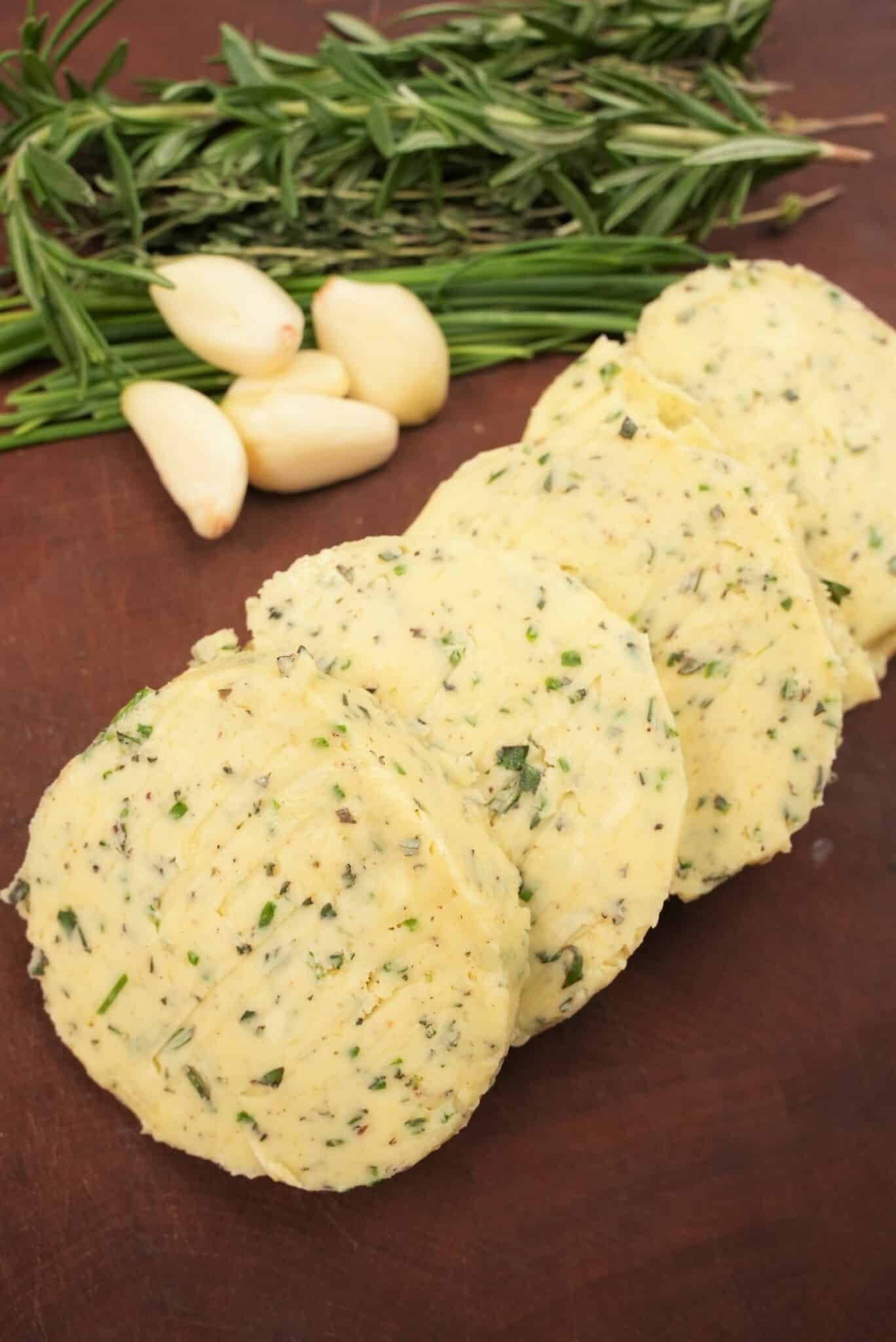 Garlic Herb Compound Butter - CJ Eats Recipes
