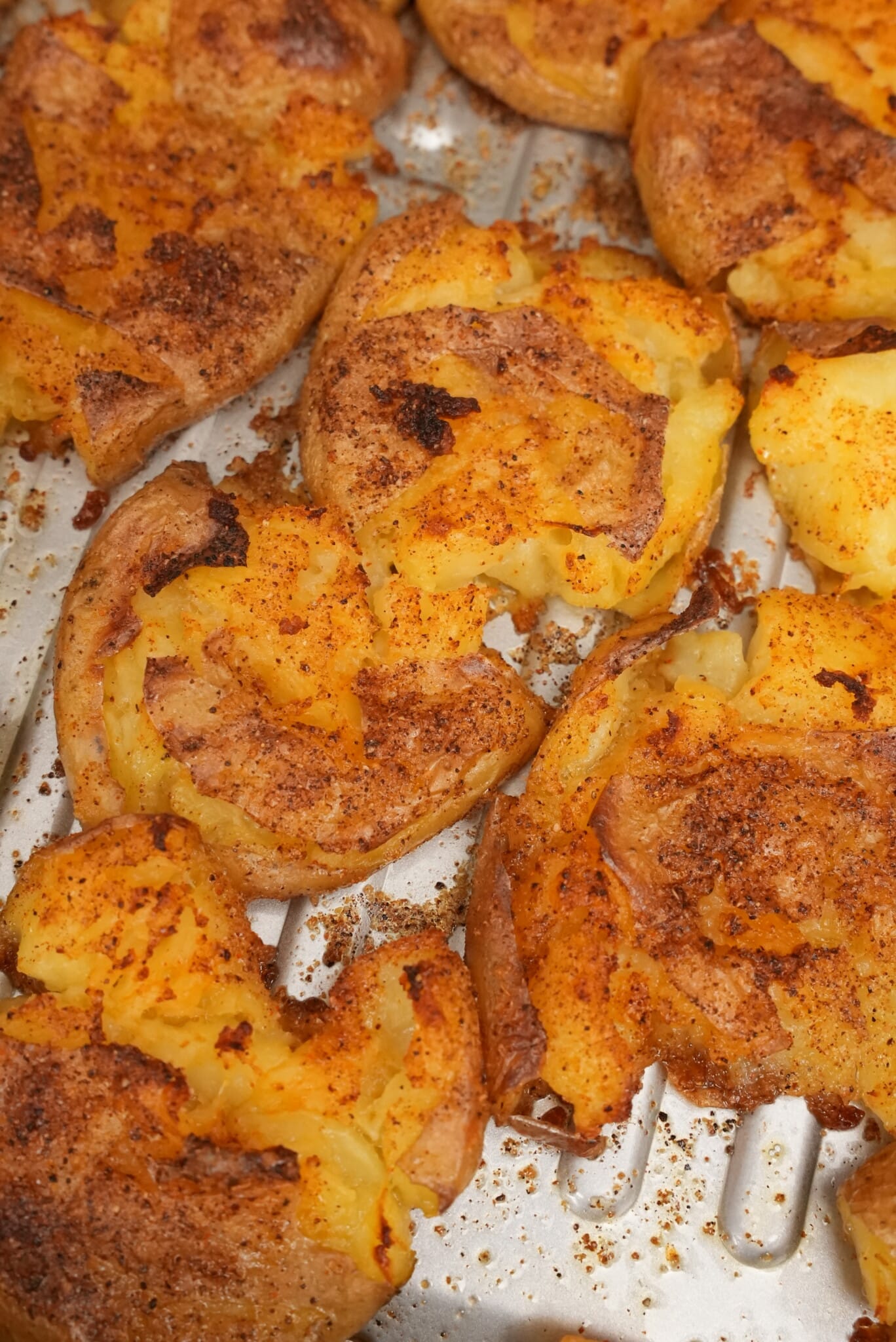 Crispy Smashed Potatoes (EXTRA CRISPY!) - CJ Eats Recipes