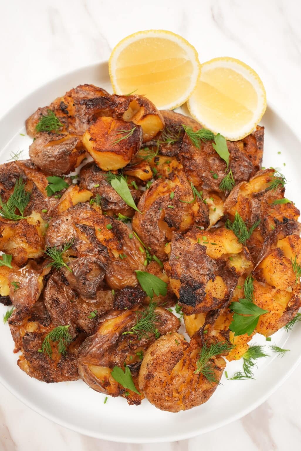 Crispy Smashed Potatoes (EXTRA CRISPY!) (VIDEO) - CJ Eats Recipes