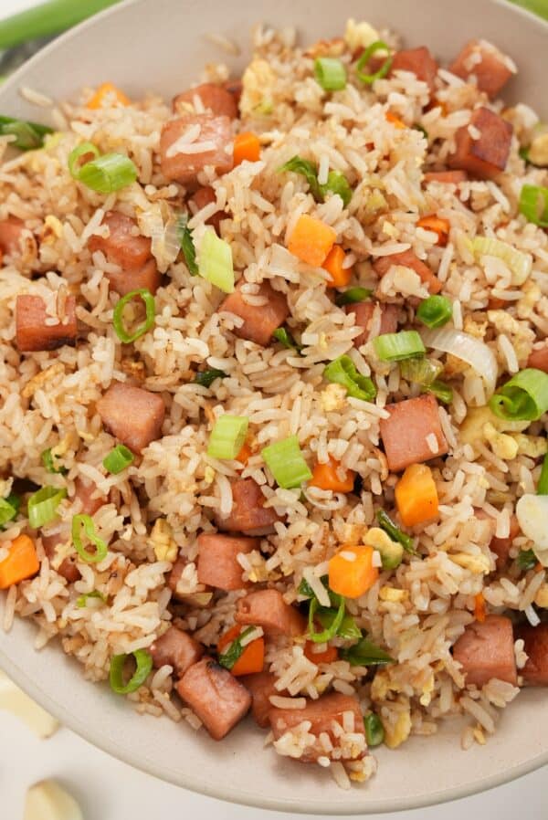 15 Min Spam Fried Rice - Quick + Easy! (VIDEO) - CJ Eats Recipes