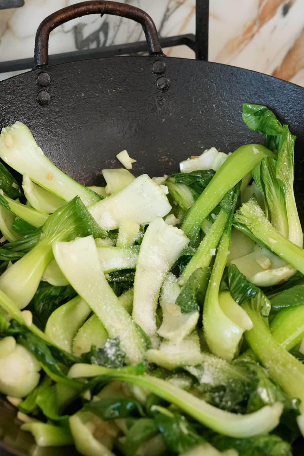 Chili Garlic Bok Choy - CJ Eats Recipes