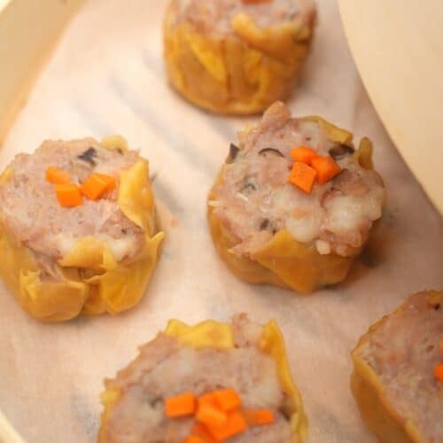 Siu Mai (or Shu Mai) - Tastes Just Like Dim Sum! (Video) - CJ Eats Recipes