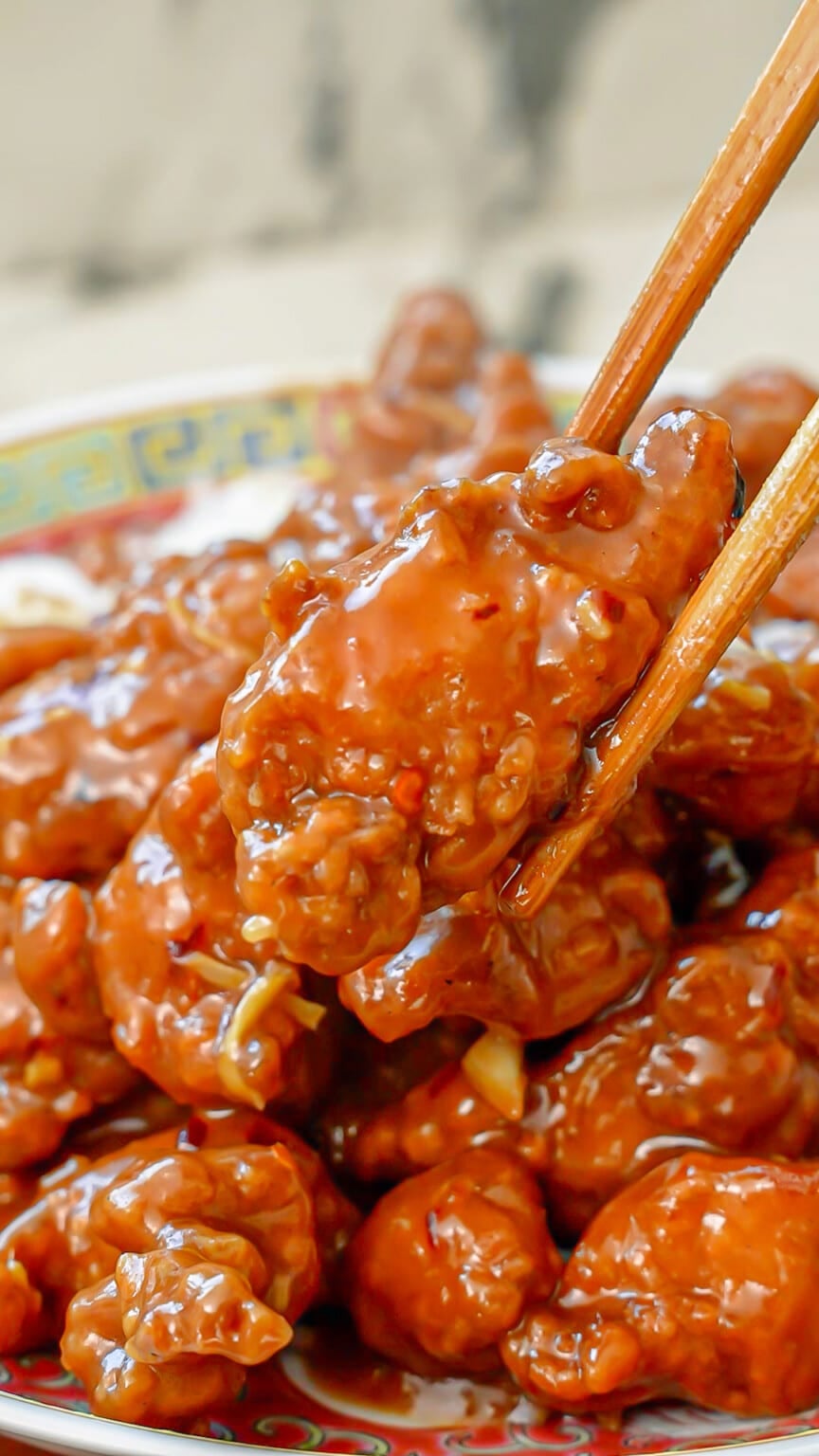 Orange Chicken - Just Like Takeout! (VIDEO) - CJ Eats Recipes