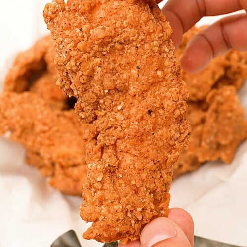 Fried Chicken Tenders - Extra Crispy! (VIDEO) - CJ Eats Recipes