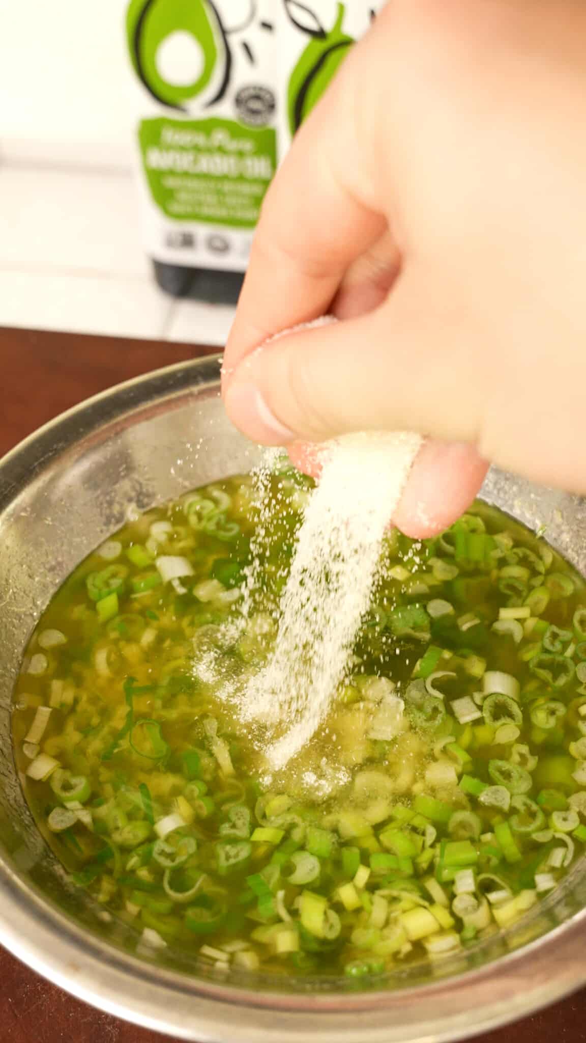 Homemade Ginger Scallion Sauce - Super Easy! (VIDEO) - CJ Eats Recipes