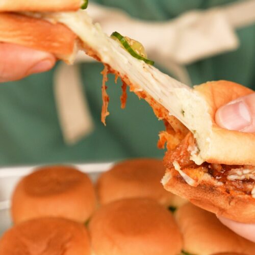 Korean Fire Chicken Sliders (VIDEO) - CJ Eats Recipes