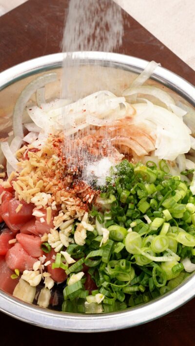 Ahi Tuna Poke - Authentic Recipe! (VIDEO) - CJ Eats Recipes