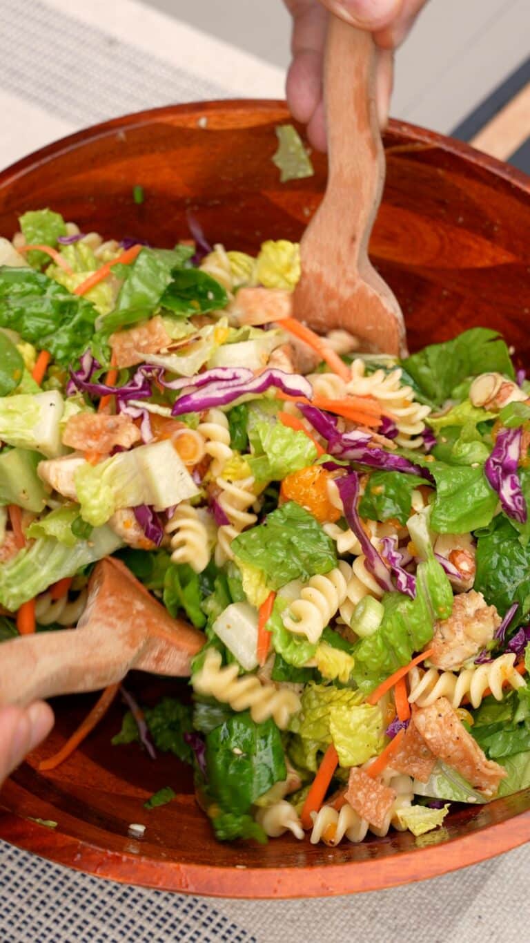 Chopped Chinese Chicken Salad (VIDEO) - CJ Eats Recipes