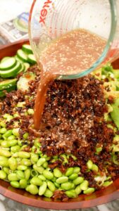 Crispy Rice Salad - Light and Crunchy! (VIDEO) - CJ Eats Recipes